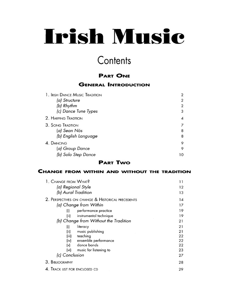 Irish Music Notes | PDF