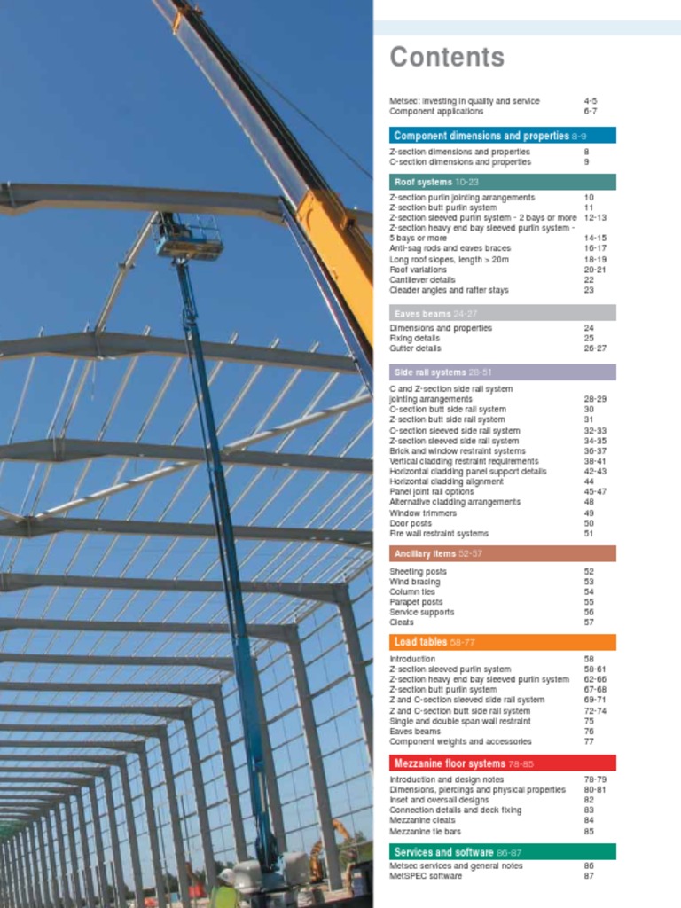 Met Sec Purlin Details | PDF | Track (Rail Transport) | Reuse