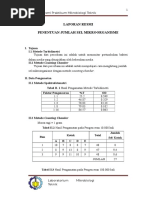Metode Pengujian Total Plate Count | PDF | Memasak, Makanan, & Anggur