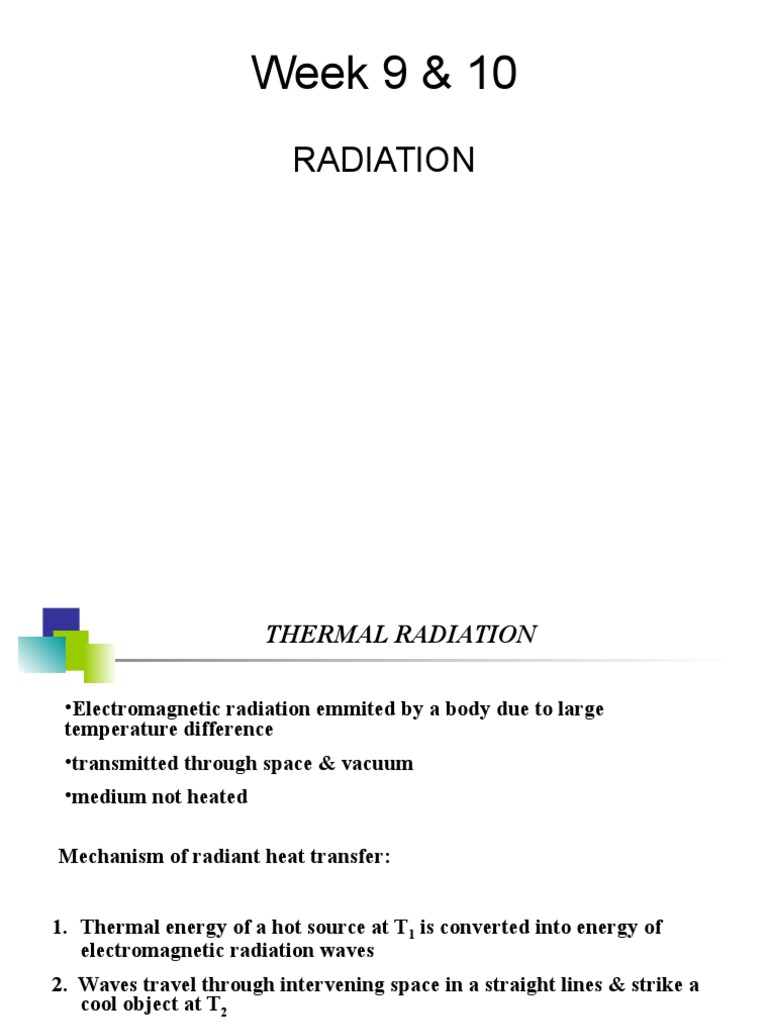 Radiation 1 | PDF | Forms Of Energy | Electromagnetic Radiation