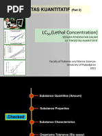 LC50 Calculation (Probit Method) PDF | PDF