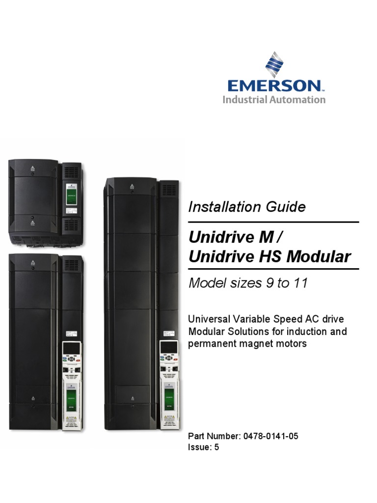 Unidrive M Modular Installation Guide Issue 5 (0478-0141-05) - Approved ...
