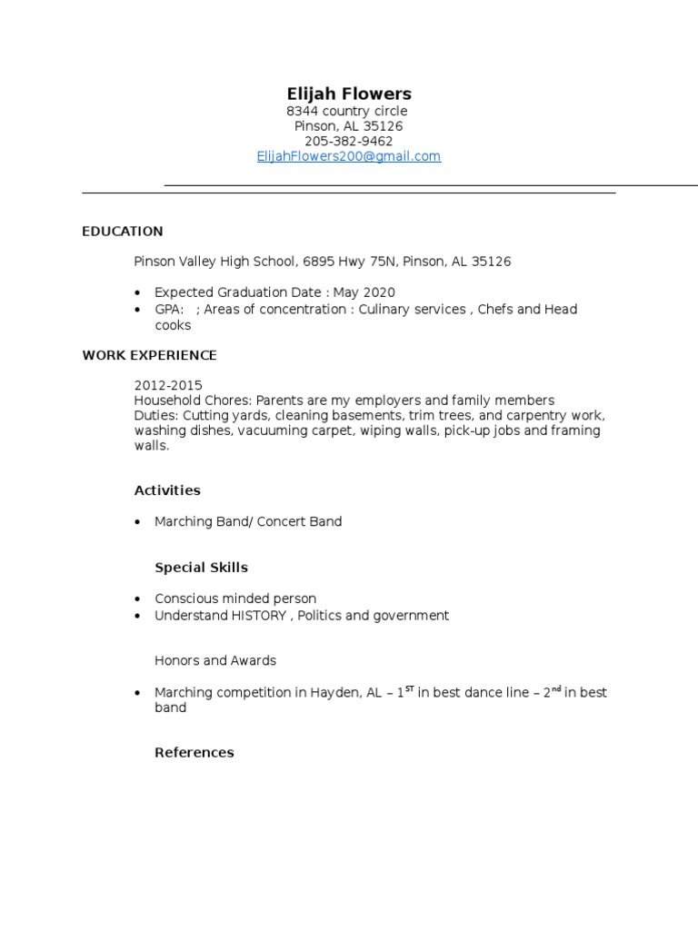 Elijah Flowers | PDF