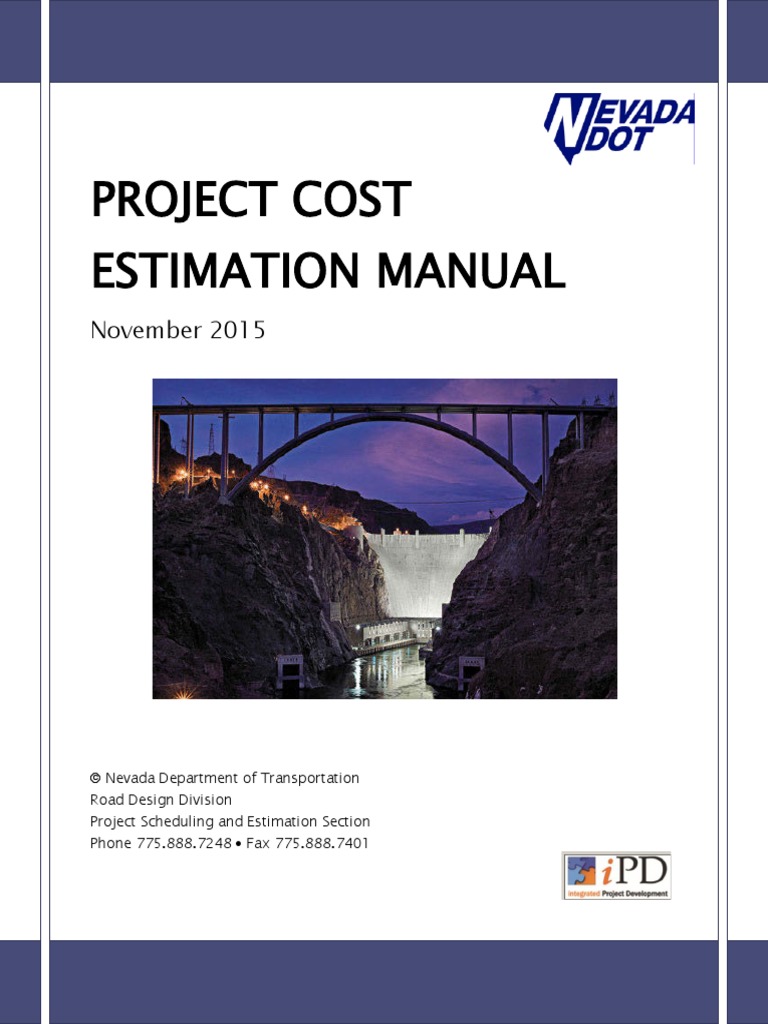 Project Cost Estimation Manual | PDF | Construction Bidding | Project ...