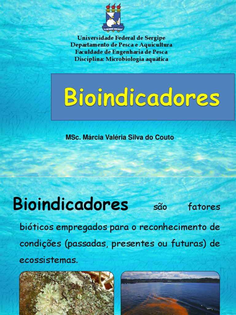 Aula 2 - Bioindicadores | PDF | Ambiente natural | Ciência Ambiental
