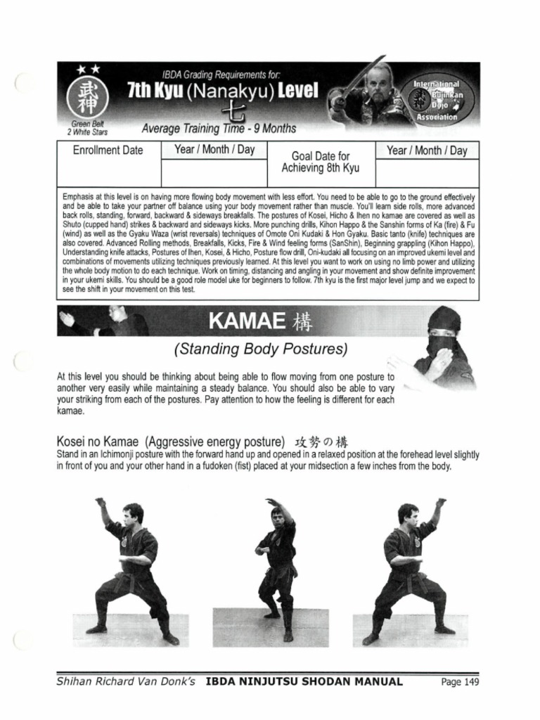 Ninjutsu Kyu 7 | PDF