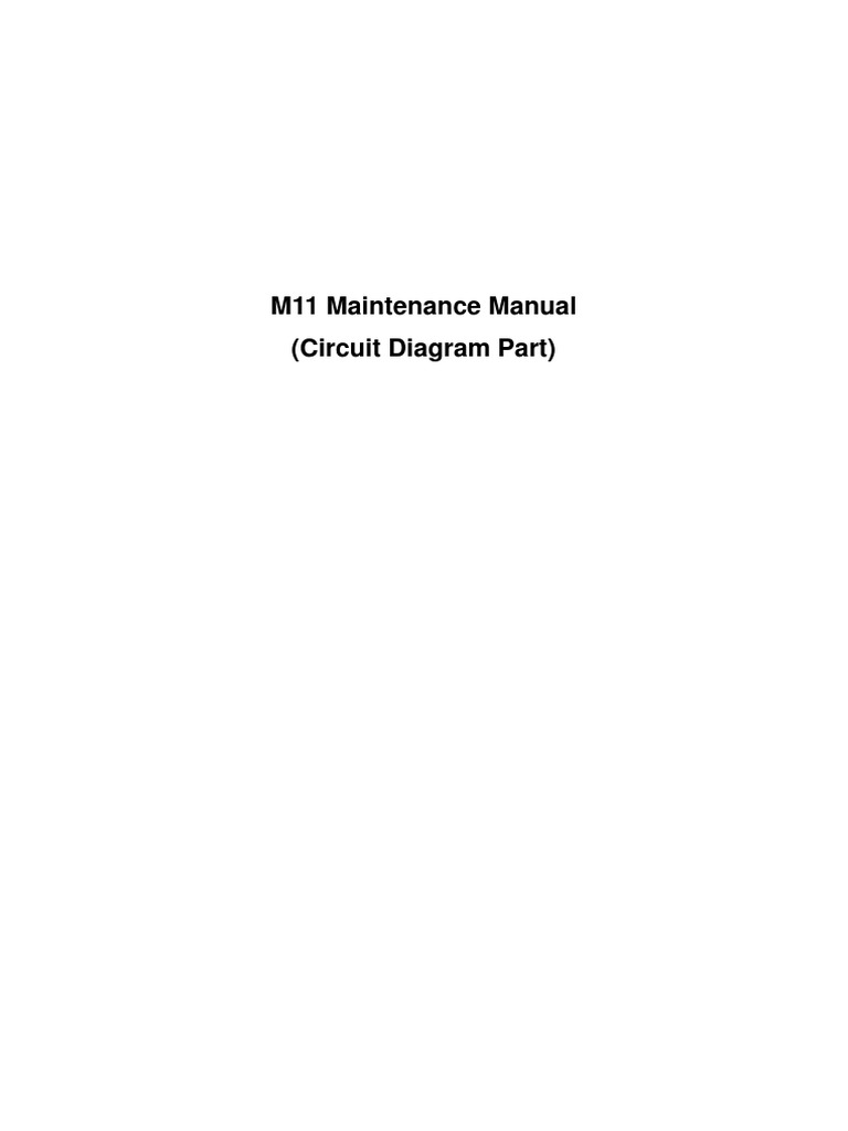 Samsung M11 Circuit Diagrams Guide | PDF | Switch | Relay