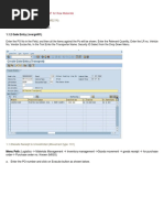 SAP Customer Return Order Process | PDF | Invoice | Software