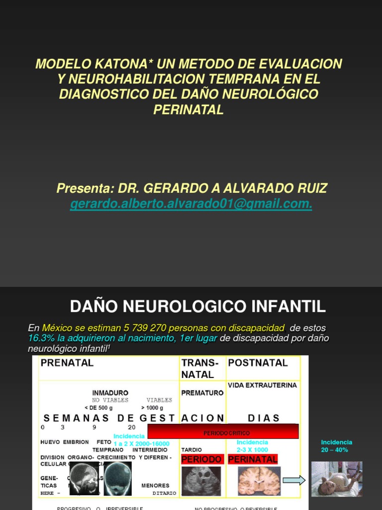 Evaluación Neurohabilitación Perinatal | PDF | Tálamo | Desarrollo neuronal