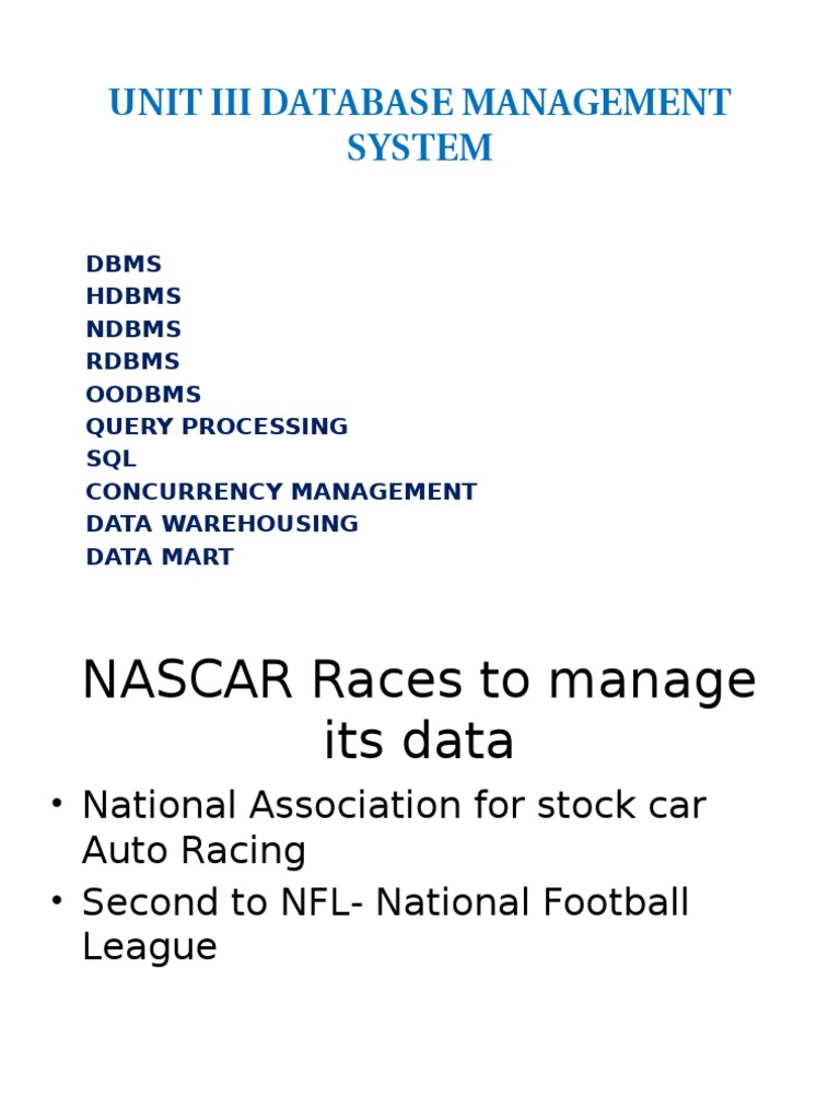 Unit Iii Database Management System | PDF | Relational Database | Databases