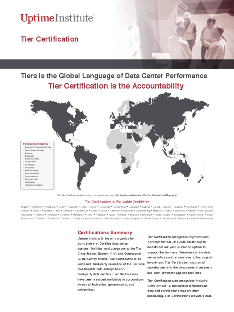 Tier Certification Is The Accountability | PDF | Data Center | Business