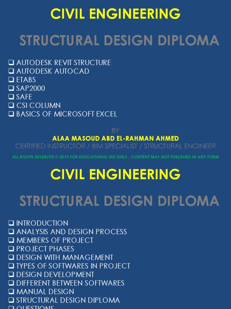 001 Csi Diploma Introduction | PDF | Autodesk | Autodesk Revit
