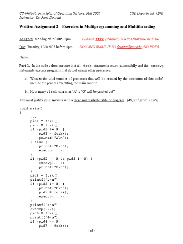 CS446 F05 Assignment2 | PDF | Theoretical Computer Science | Computer Science