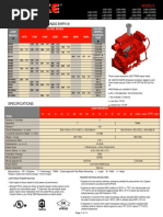Clarke JU6H Specification Sheet | PDF | Horsepower | Engines