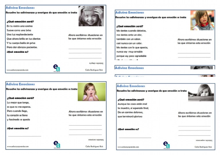 Adivina Las Emociones | PDF