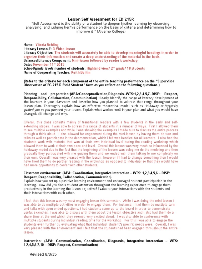 Artifacts 8 and 9 | PDF | Educational Assessment | Literacy