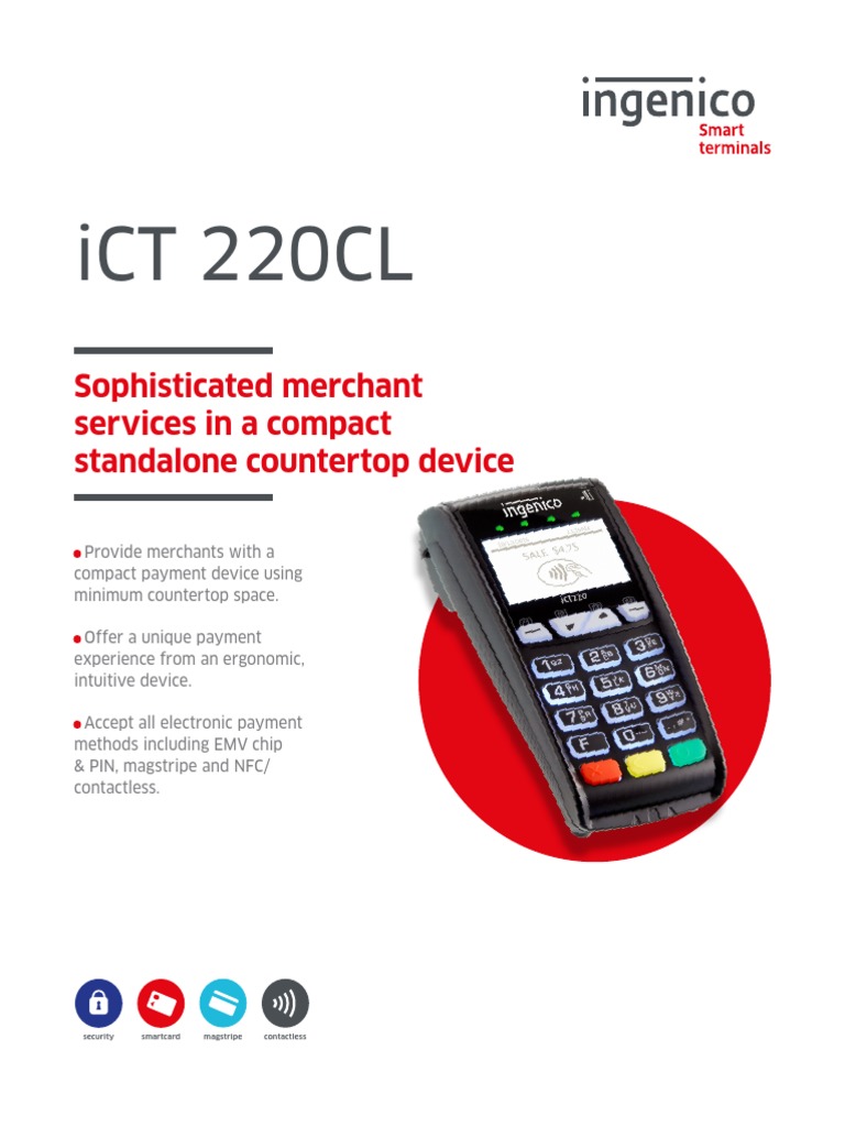 Ict220 CL Data Sheet | PDF | Smart Card | Emv