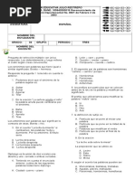 Pruebas Saber Español Grado Tercero | PDF | Palabra | Oración (Lingüística)