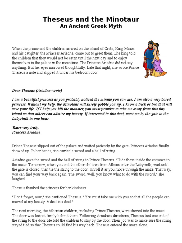 The Deal Between Theseus and Ariadne: How the Princess Helped the ...