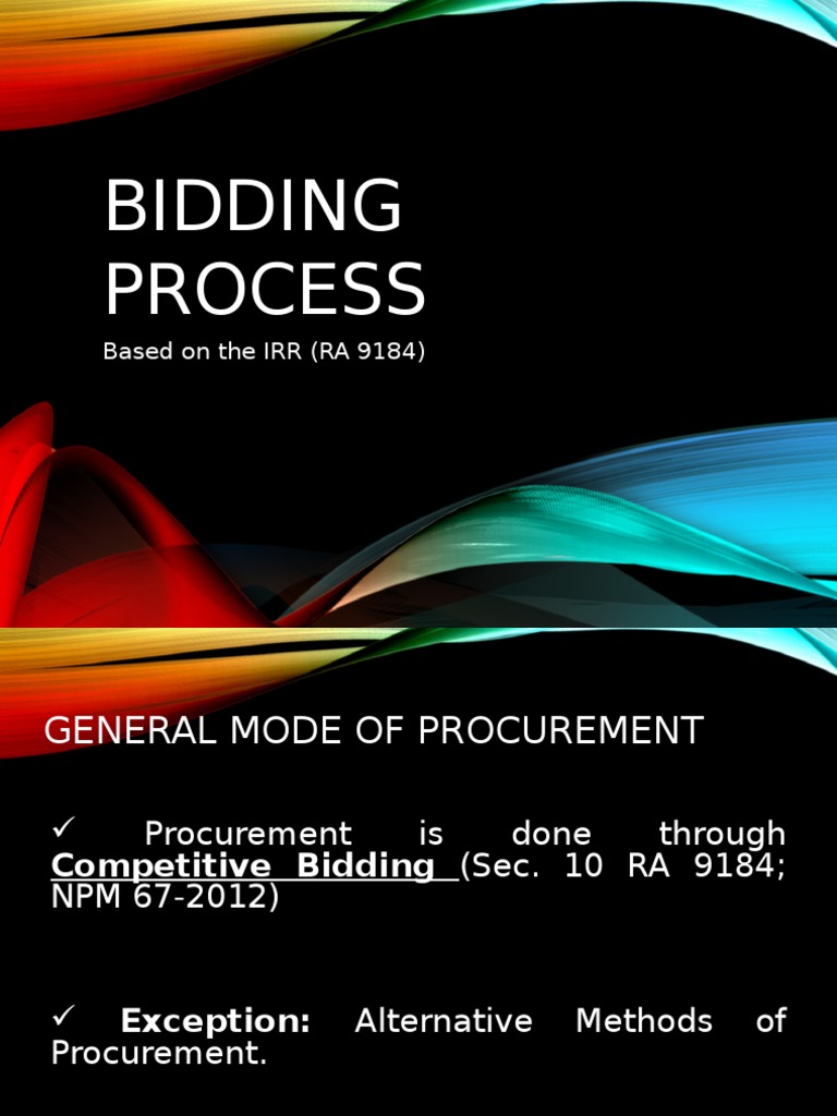 CMPM Report | PDF | Construction Bidding | Procurement