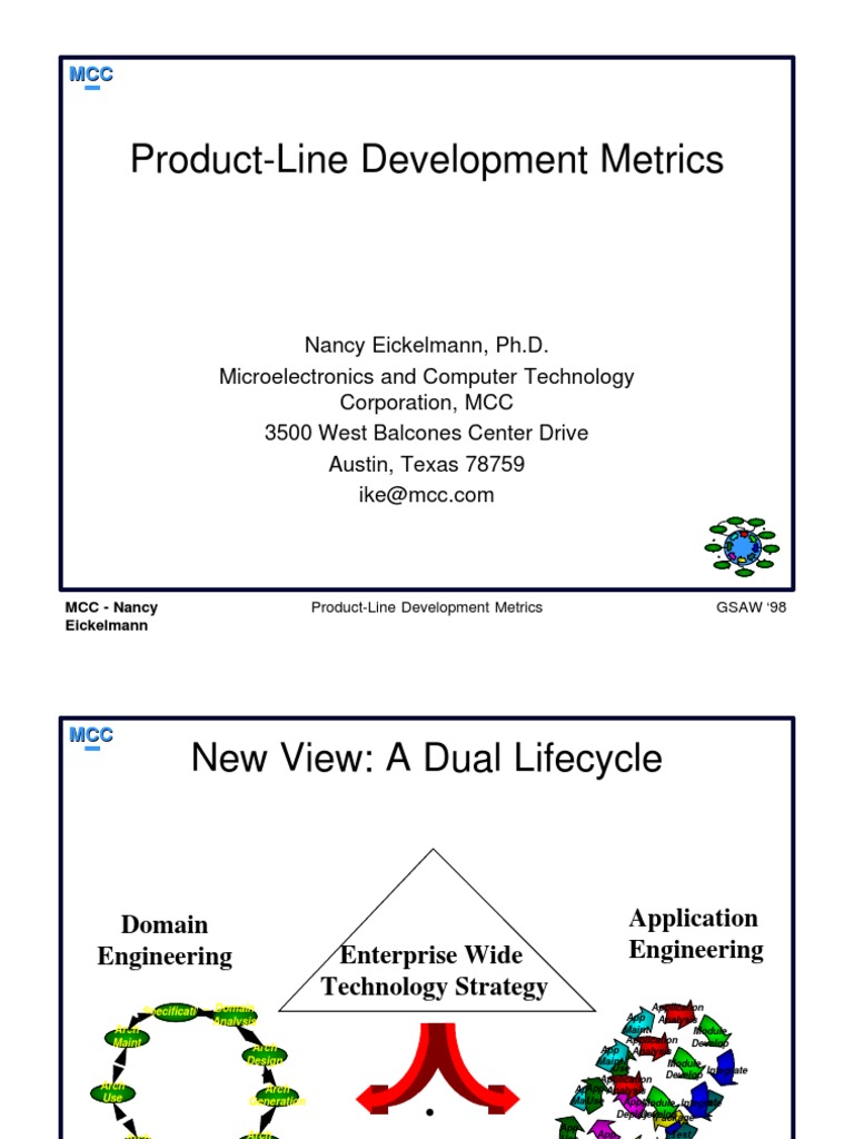 Product-Line Development Metrics | PDF | Application Software | Systems ...
