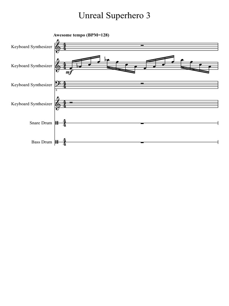 Digital Insanity - Unreal Superhero 3 Keygen Song | PDF | Sound | Music ...