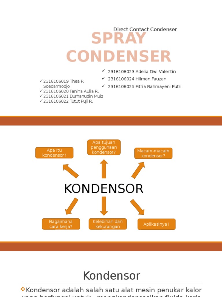 Direct Contact Condenser | PDF