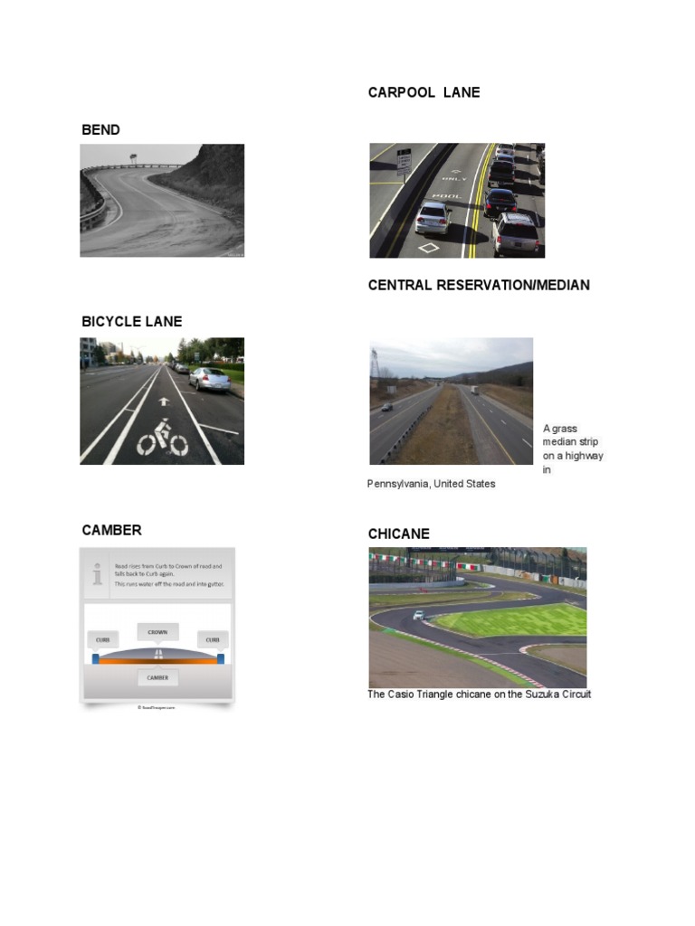 Carpool Lane: A Grass Median Strip On A Highway in Pennsylvania, United ...