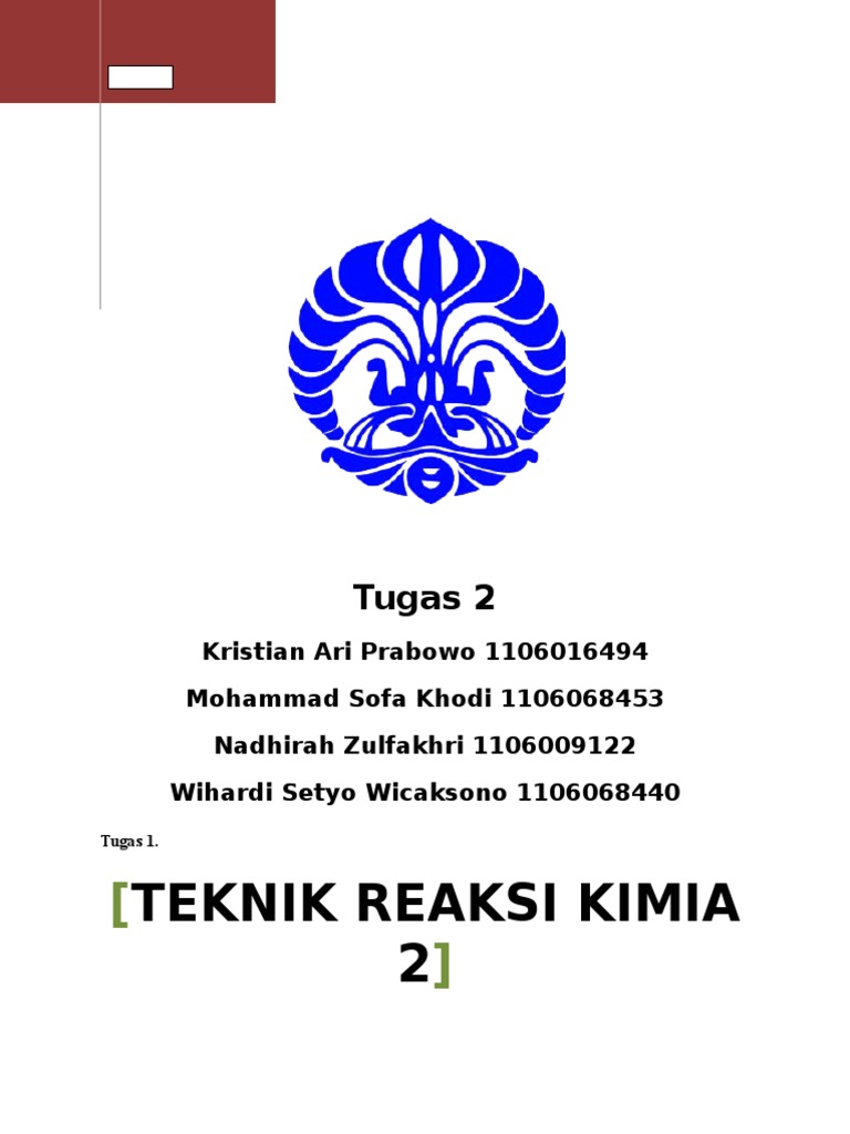 Tugas 2 TRK 2 Kelompok 10 | PDF | Reaksi Kimia | Kimia