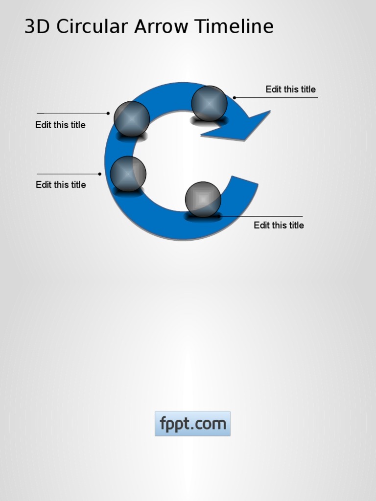 2992 3d Circular Arrow Timeline | PDF