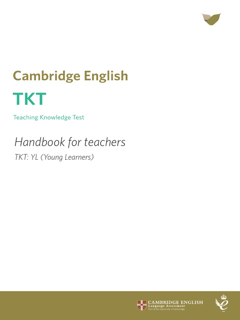 TKT Young Learners Handbook | PDF | Educational Assessment | Teachers