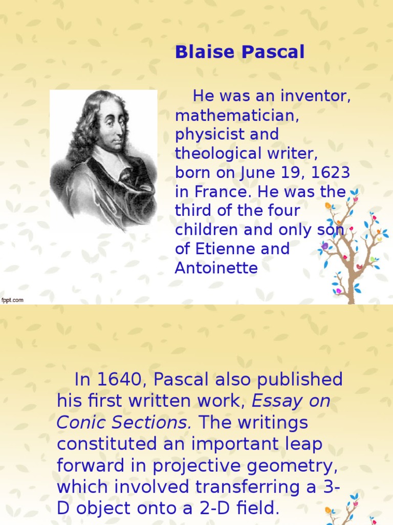 Blaise Pascal | PDF