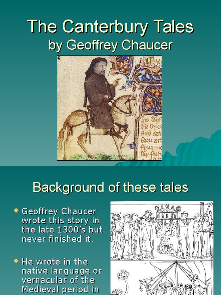 The Canterbury Tales Background | The Canterbury Tales | Religious ...