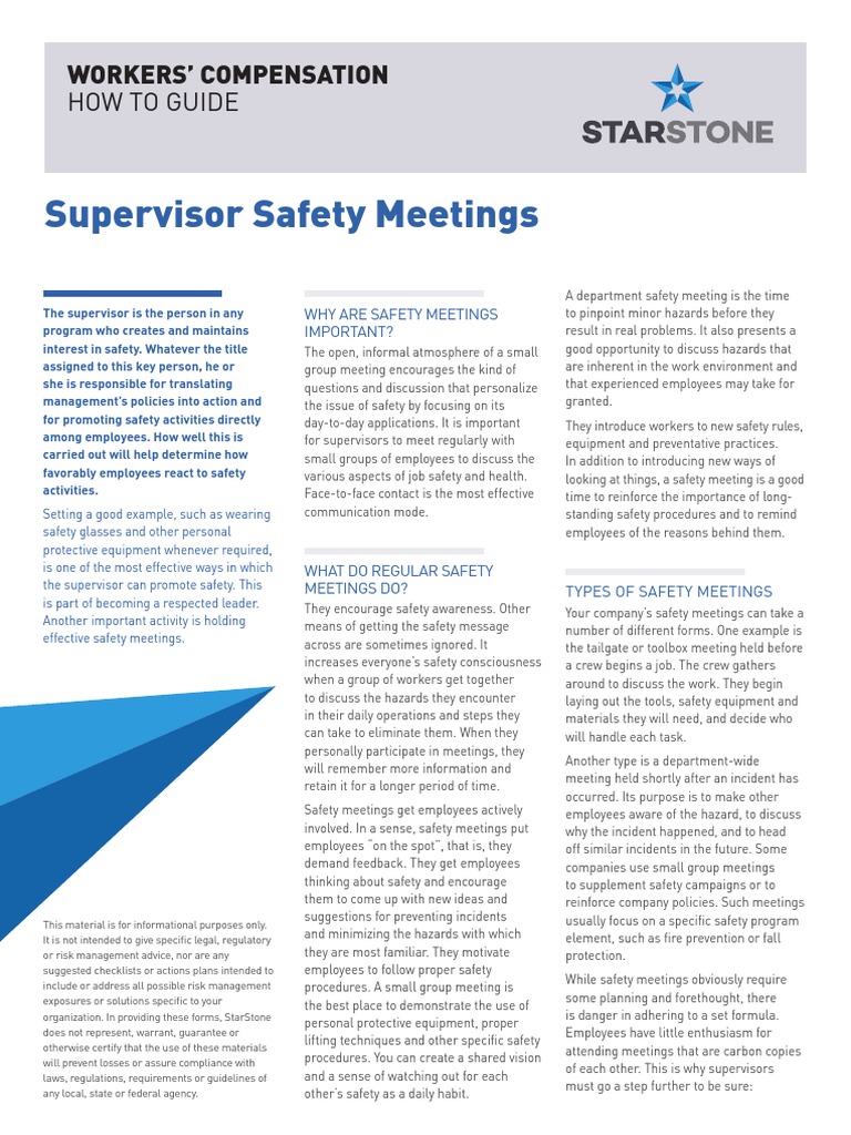Sts Howto3083 Supervisor Safety V2-Web-Nov-2015 | Download Free PDF ...