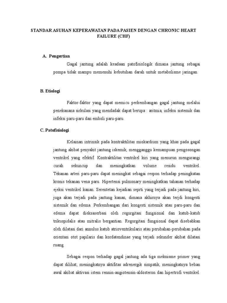 Sak CHF - Anggrek | PDF