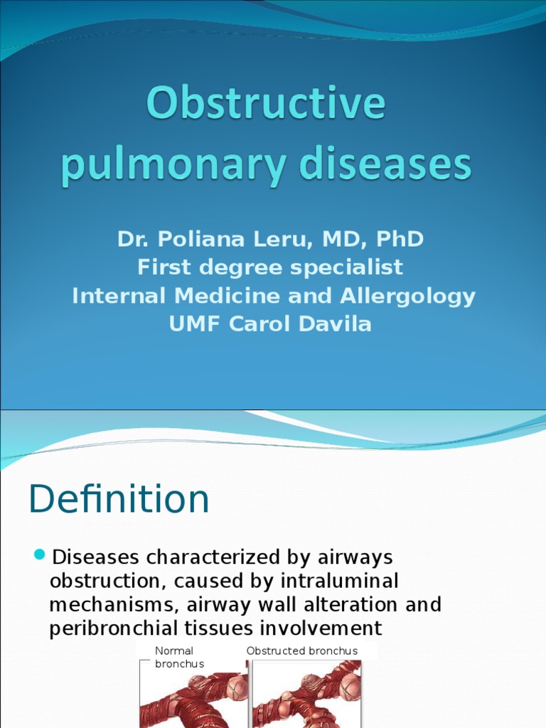 Obstructive Pulmonary Diseases | PDF | Chronic Obstructive Pulmonary ...