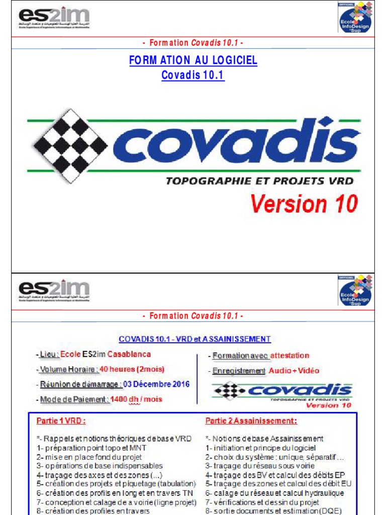 Formation Au Logiciel Covadis 10.1 | PDF