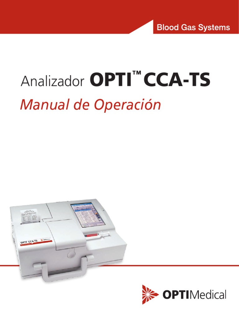 Opti Cca Ts Analyzer Ops Manual Spanish | PDF | Marca comercial ...