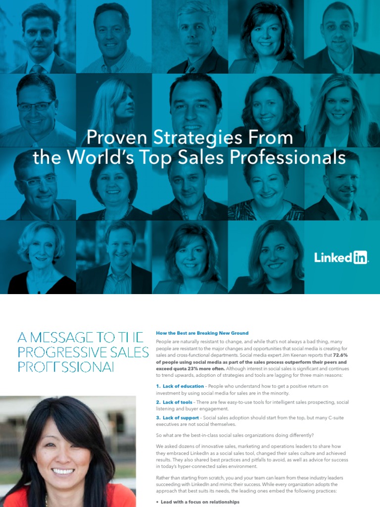 Top Social Selling Strategies for Success | PDF | Sales | Strategic ...