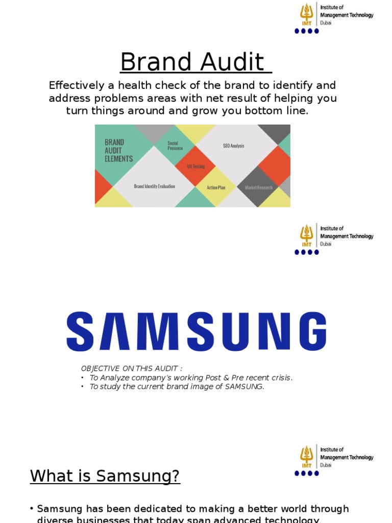 Samsung - Brand Audit