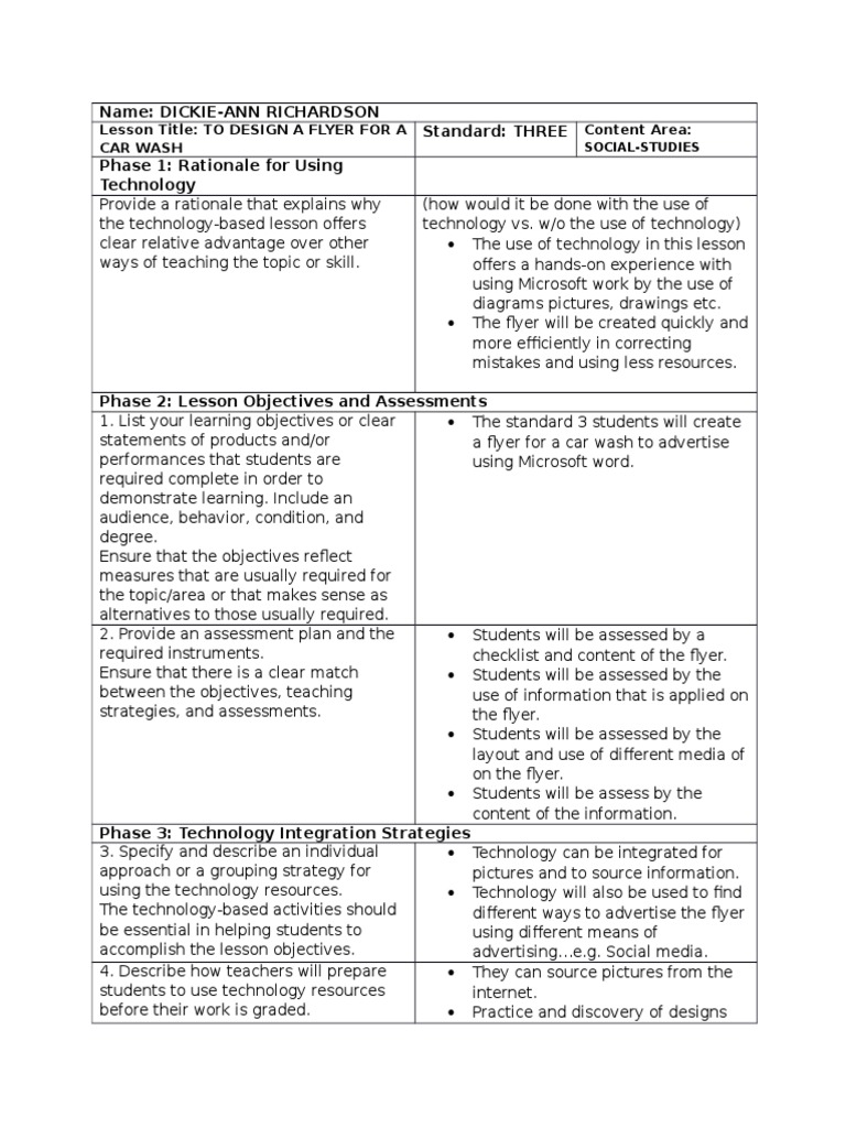 Lesson Plan 2 | PDF | Educational Assessment | Lesson Plan