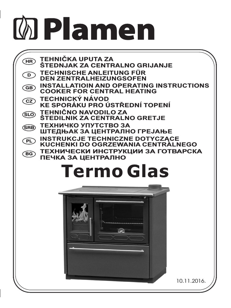 Plamen Termo Glas 2016-11-10 Uputa (HR D GB CZ Slo SRB PL BG) | PDF