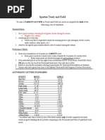 Beep Test Norms and Scoring Tables | PDF