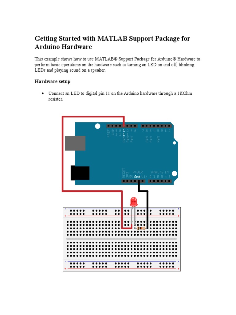 Getting Started With MATLAB Support Package For Arduino Hardware | PDF ...