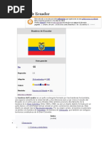 Historia de La Bandera de Quito | PDF | Ecuador | Los símbolos