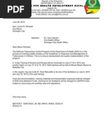 Letter-Bhw Training | PDF