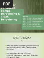 Teknik Consecutive Sampling Penelitian | PDF