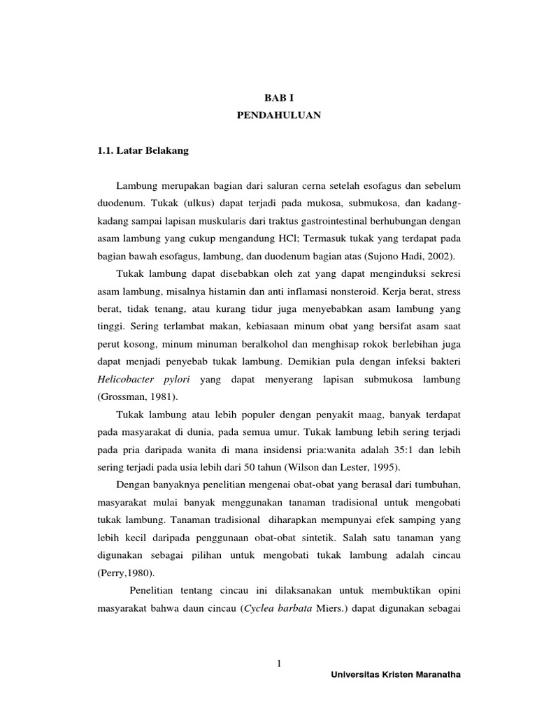 Tukak Lambung PDF | PDF