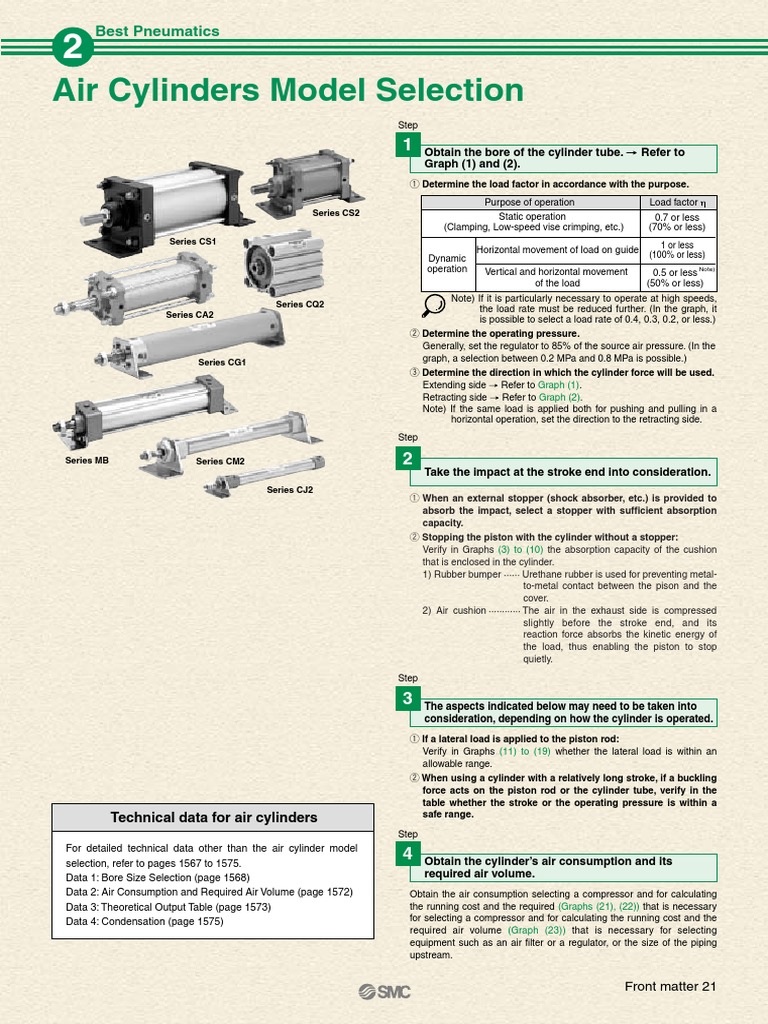 Cylinder Selection | PDF | Cylinder (Engine) | Piston