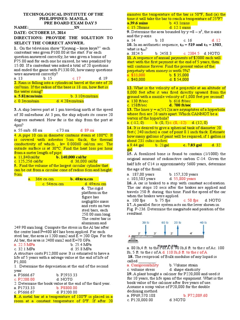 Day 3 | PDF | Deformation (Engineering) | Triangle